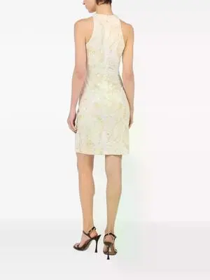 Roberto Cavalli Paisley-print Sleeveless Mini Dress