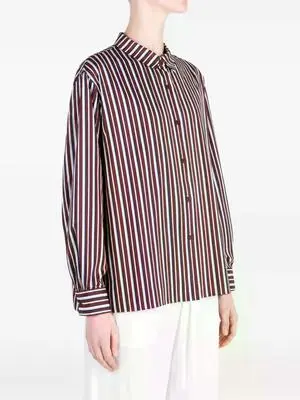 CASEY CASEY Biggy Vertical-stripe Shirt