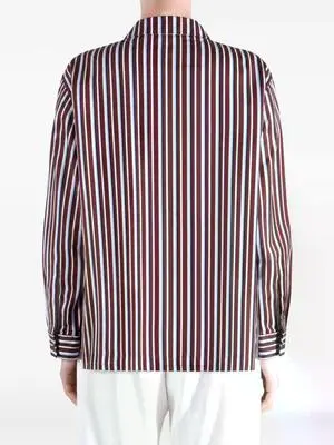 CASEY CASEY Biggy Vertical-stripe Shirt