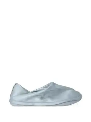 Camper X Issey Miyake Peu Form Leather Slippers - Silver