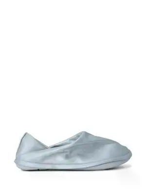 Camper X Issey Miyake Peu Form Leather Slippers - Silver