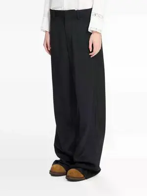 ANN DEMEULEMEESTER Wool Gabardine Trousers