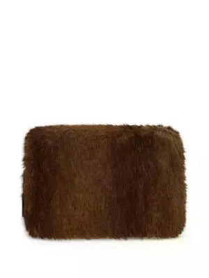 Apparis Elle Faux-fur Laptop Sleeve - Brown