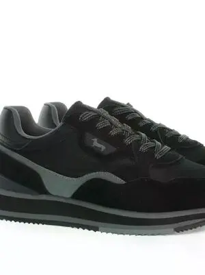 HARMONT & BLAINE Panelled Lace-up Sneakers - Black