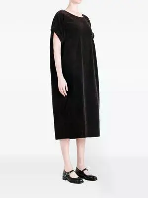 CASEY CASEY Francesca Velvet-effect Shift Midi Dress