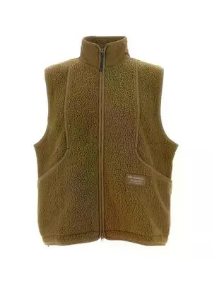 PAS NORMAL STUDIOS Off-race Fleece Gilet - Green