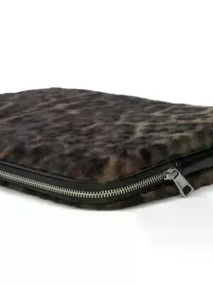 Apparis Elle Leopard-print Laptop Sleeve - Brown
