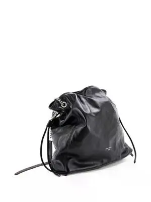 LOUIS VUITTON Off Duty Vibe Handbag Leather Mm Bucket Bag