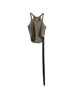 Rick Owens Asymmetric-hem Tank Top - Green