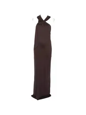 ANIYE BY Hooded Side-slit Dress - Brown