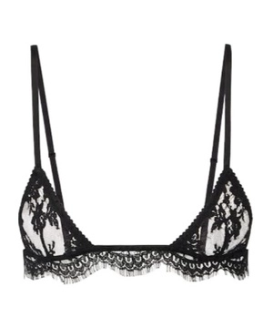 Dolce & Gabbana Cotton-blend Lace Bralette - Black