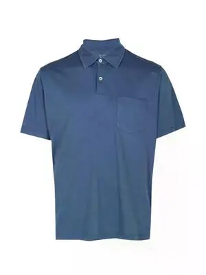 Hartford Chest-pocket Polo Shirt - Blue