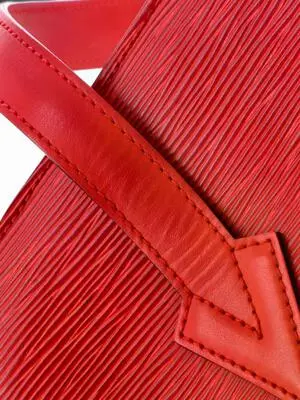 LOUIS VUITTON Lussac Handbag Epi Leather Shoulder Bag
