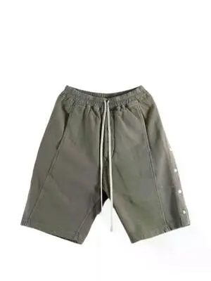 Rick Owens Drawstring-waist Knee-length Shorts - Grey