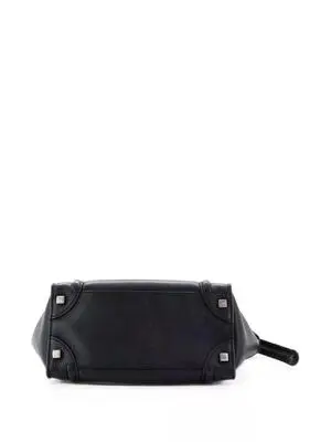 Celine Luggage Bag Grainy Leather Micro Tote Bag