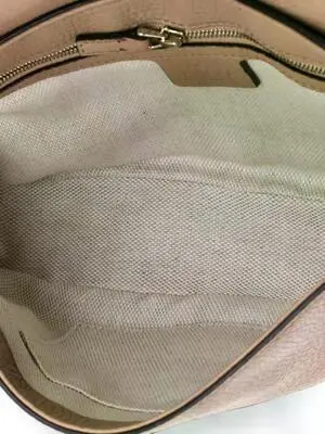 Gucci Soho Chain Leather Medium Crossbody Bag - Neutrals