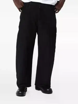 Studio Nicholson Volume Wide-leg Trousers - Black