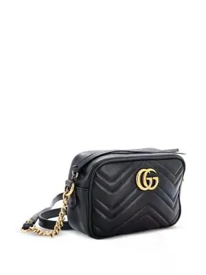 Gucci Gg Marmont Shoulder Bag Matelasse Leather Mini Crossbody Bag