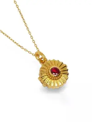 OTTOMAN HANDS Sunburst Locket Necklace