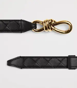 Bottega Veneta Leather Andiamo Belt