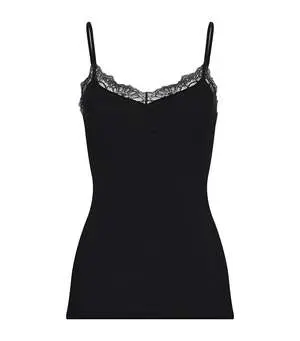 Hanro Wool-silk Cami Top - Black