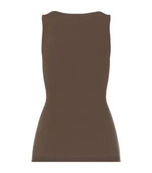 Hanro Wool-silk Square-neck Tank Top