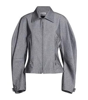 Issey Miyake Textured Reflection Jacket - Grey