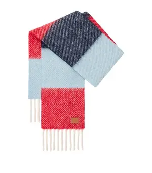 Loewe Alpaca-wool-blend Scarf - Red
