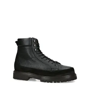 Brunello Cucinelli Leather Lace-up Hiker Boots