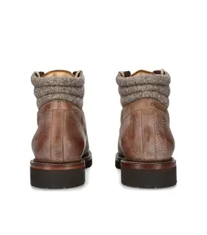 Brunello Cucinelli Leather Lace-up Hiker Boots