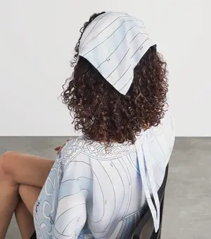 Emilio Pucci Silk Iride Print Bandana