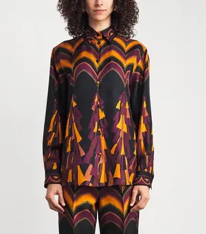 Emilio Pucci Silk Baiadera Print Shirt