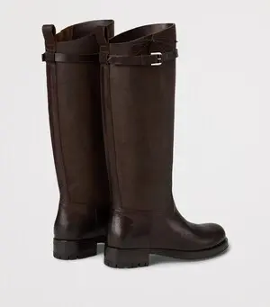 Ralph Lauren Vachetta Leather Ward Engineer Boots