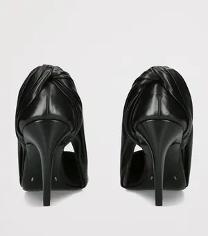 Khaite Leather Twisted Eve Pumps 85