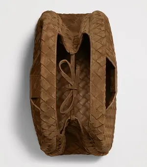 Bottega Veneta Medium Leather Campana Shoulder Bag - Neutral