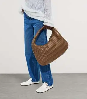 Bottega Veneta Leather Veneta Shoulder Bag