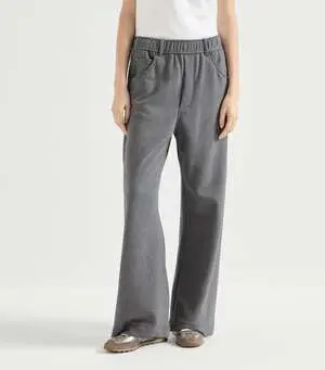 Brunello Cucinelli Cotton French Terry Trousers