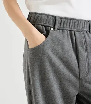 Brunello Cucinelli Cotton French Terry Trousers