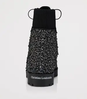 CHRISTIAN LOUBOUTIN Trapman Tct 2 Suede Lace-up Boots