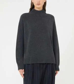 Max Mara Wool-cashmere Funnel-neck Sweater
