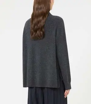 Max Mara Wool-cashmere Funnel-neck Sweater