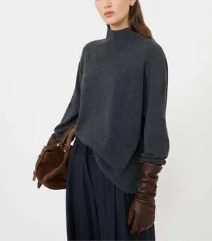 Max Mara Wool-cashmere Funnel-neck Sweater