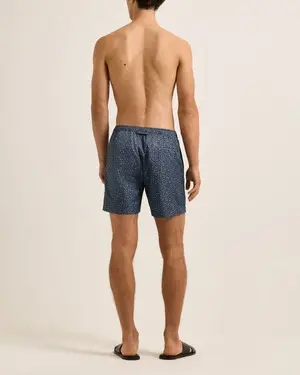 Orlebar Brown Bulldog Drawcord Mid Length Swim Shorts - Night Iris