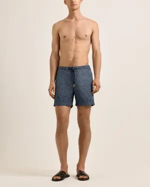 Orlebar Brown Bulldog Drawcord Mid Length Swim Shorts - Night Iris