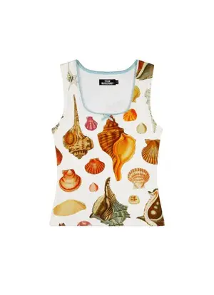 TYLER MCGILLIVARY Collector Square Neck Tank - Shell