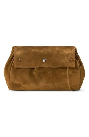 Staud Cy Suede Convertible Bag - Cigar