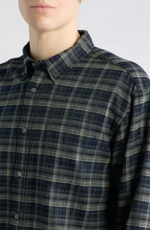 DUNST Gender Inclusive Flannel Button-down Shirt