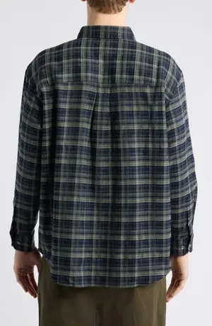DUNST Gender Inclusive Flannel Button-down Shirt