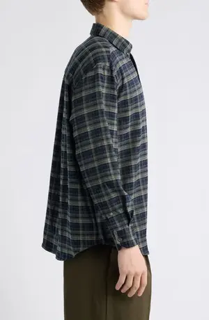DUNST Gender Inclusive Flannel Button-down Shirt