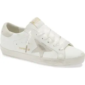 GOLDEN GOOSE Superstar Sneaker - White/platinum
